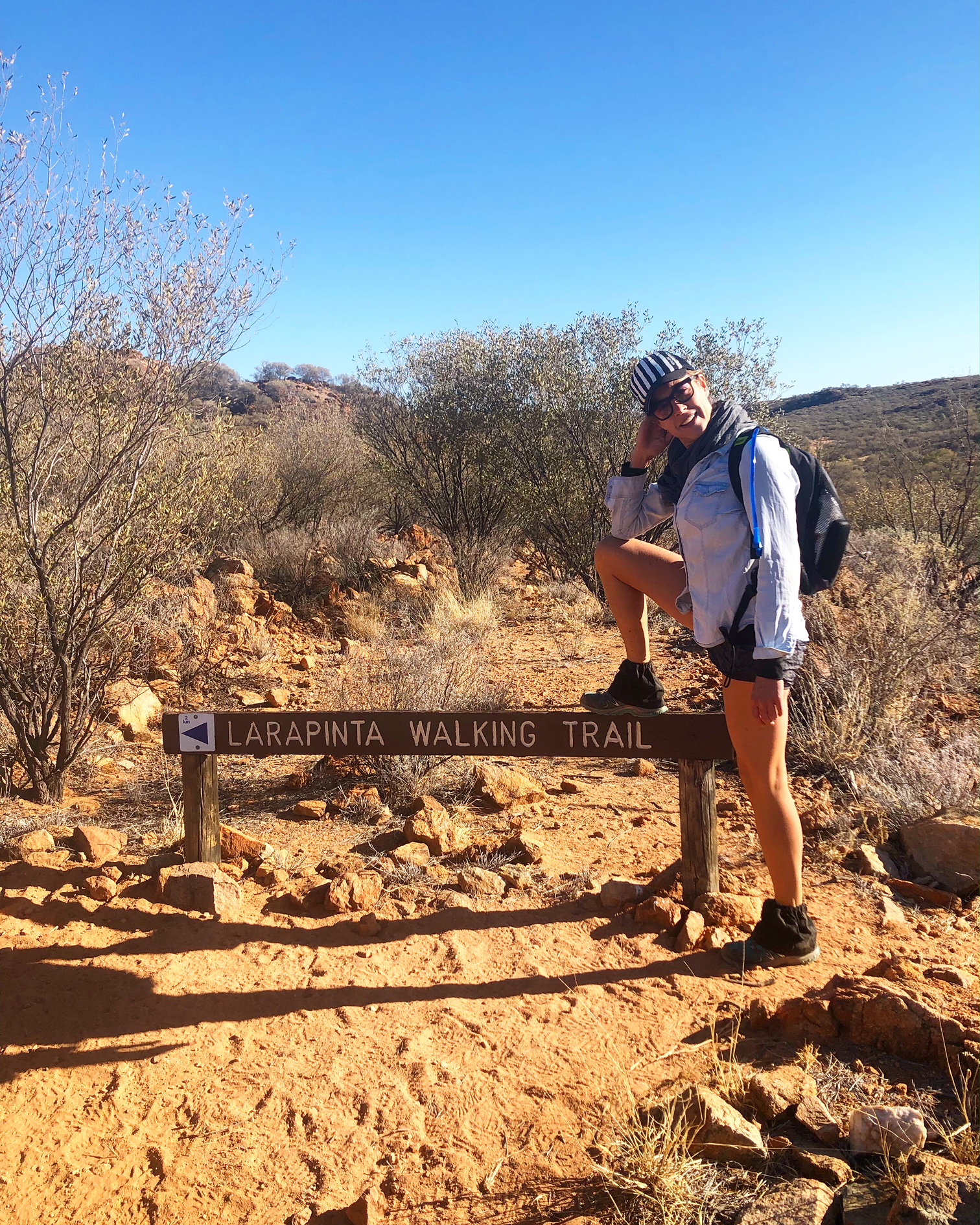 The Larapinta Track hiking guide - Sarah Wilson